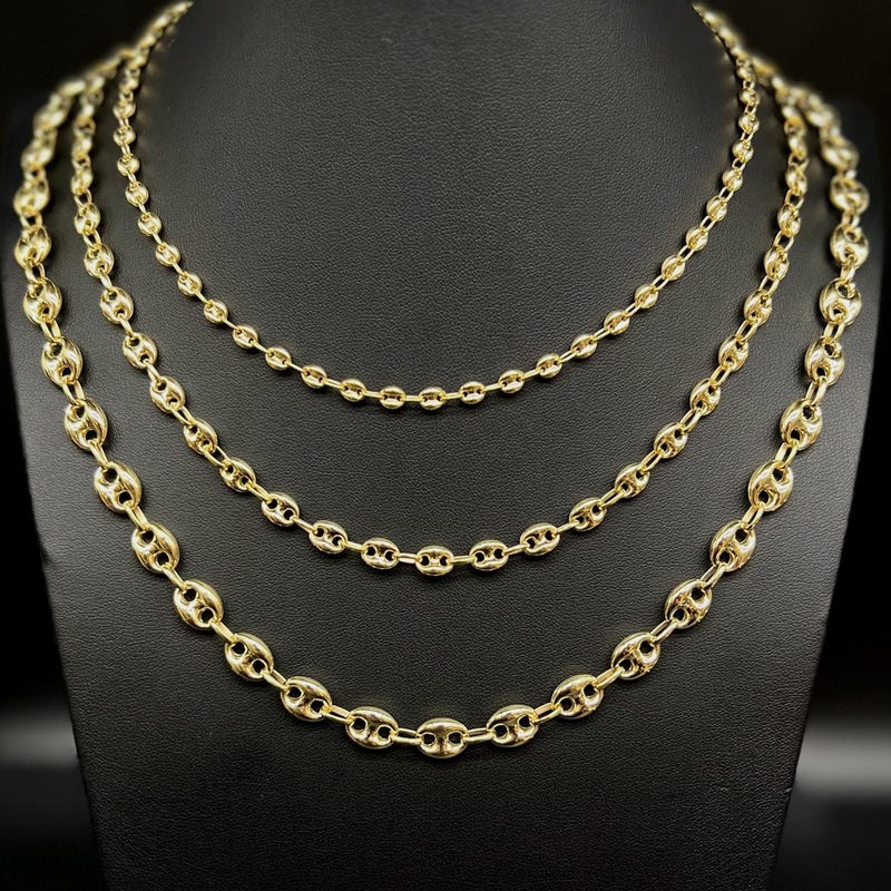 Puff Mariner 14k Necklace - Etsy UK