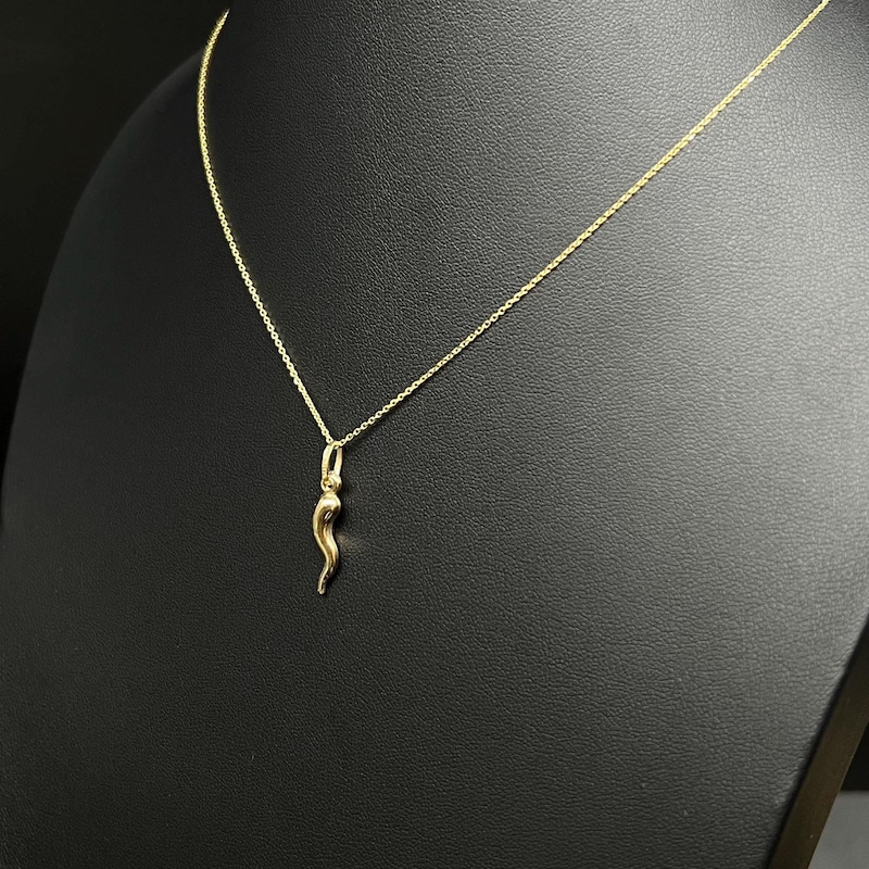 Italian Gold Horn Necklaces - Etsy