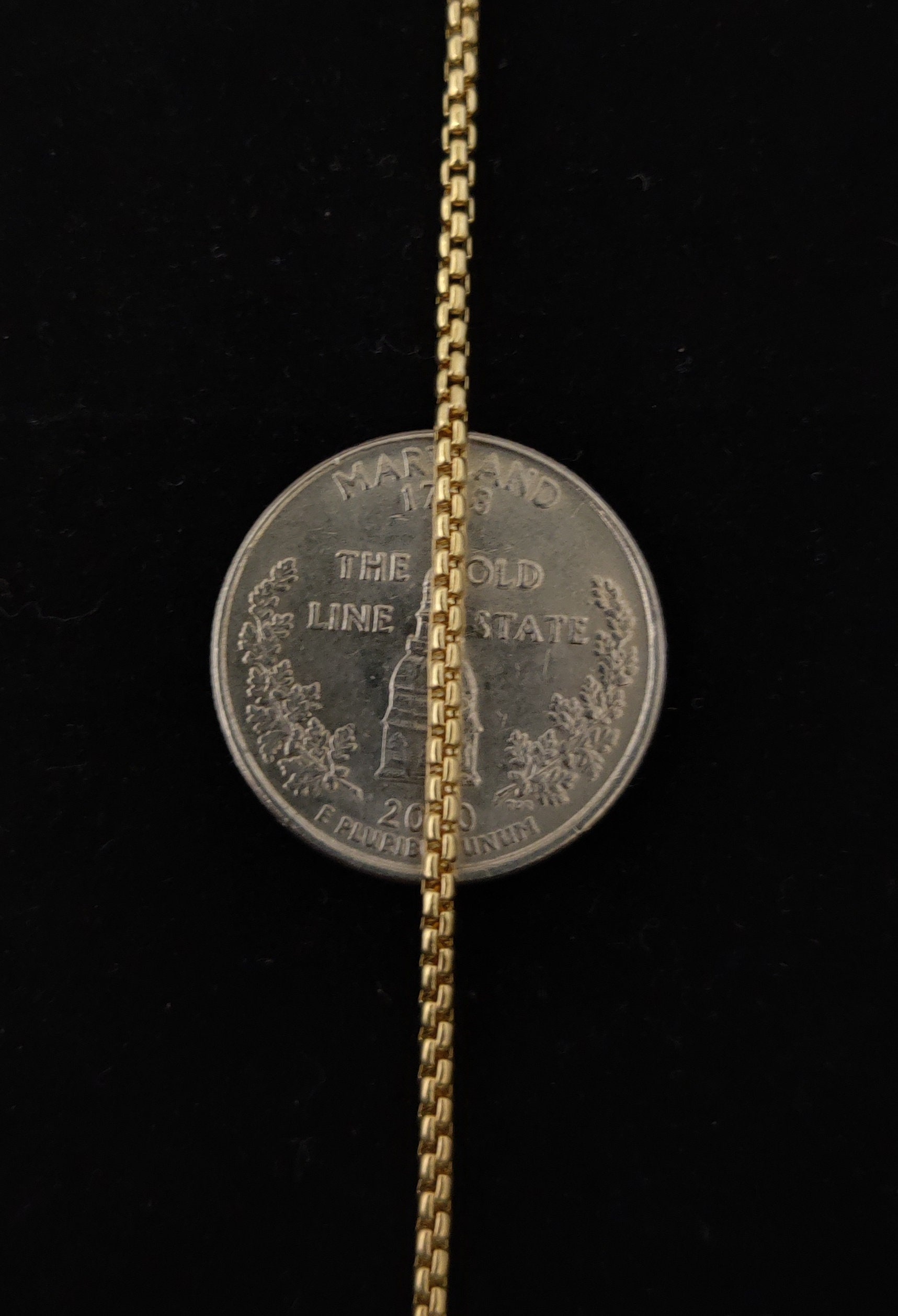 10K Gold Box Chain Bracelet 10K Gold Braceletwomen Men1.6mm - Etsy