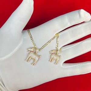 14k Real Gold GOAT Necklace,14k Real SOLID Gold G.O.A.T Charm, 14k Gold ...