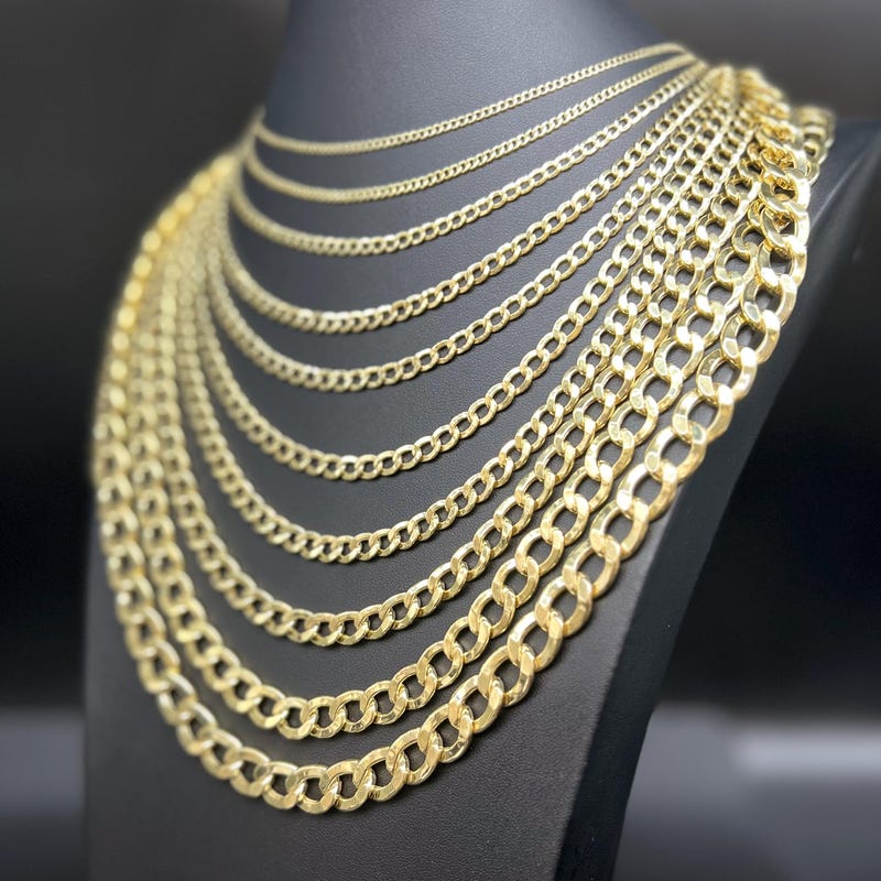 Diamond Cuban 10k Chain - Etsy