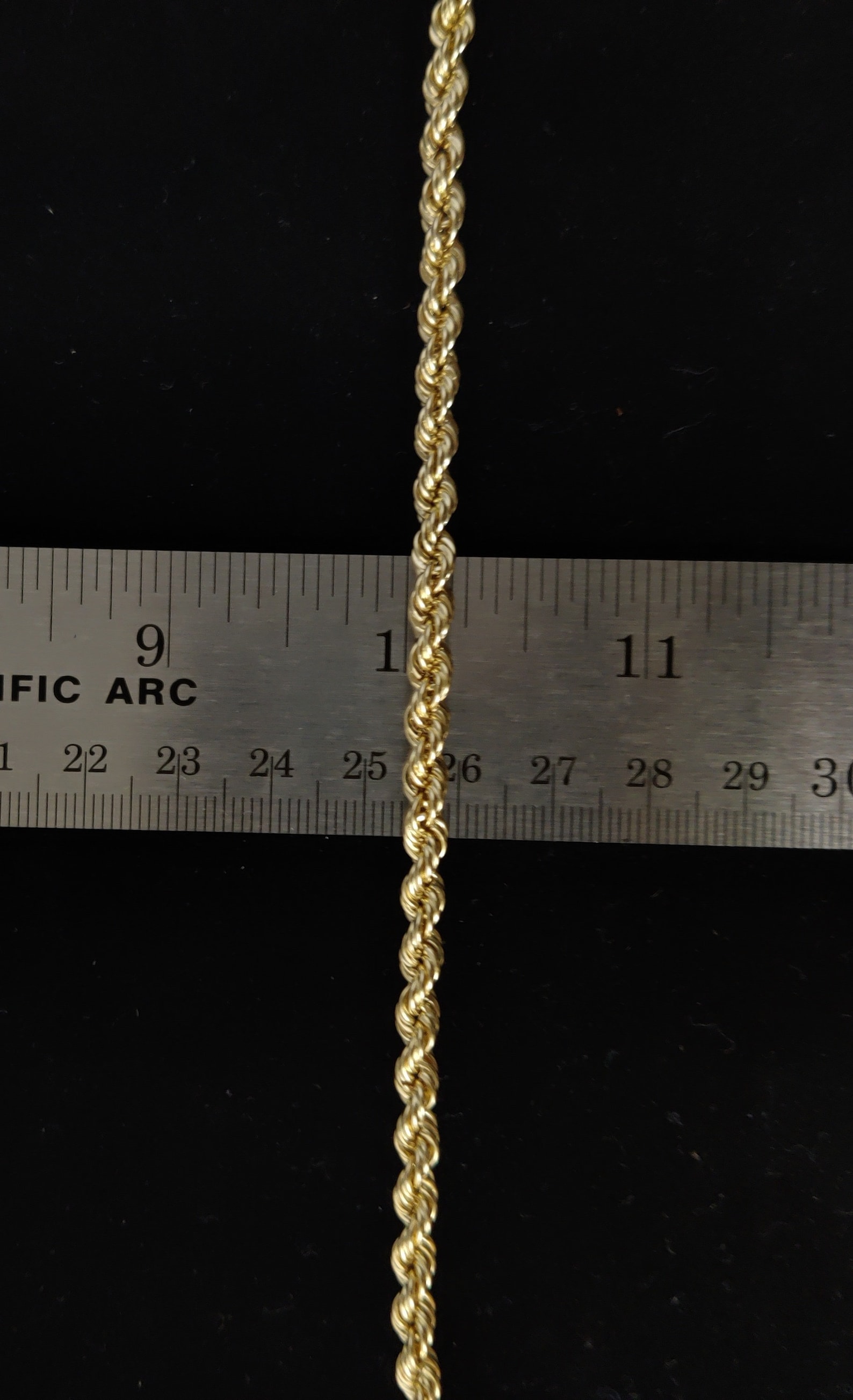 10K Gold Rope Chain Gold Rope Chain Necklace 2mm 2.2mm 2.6mm | Etsy