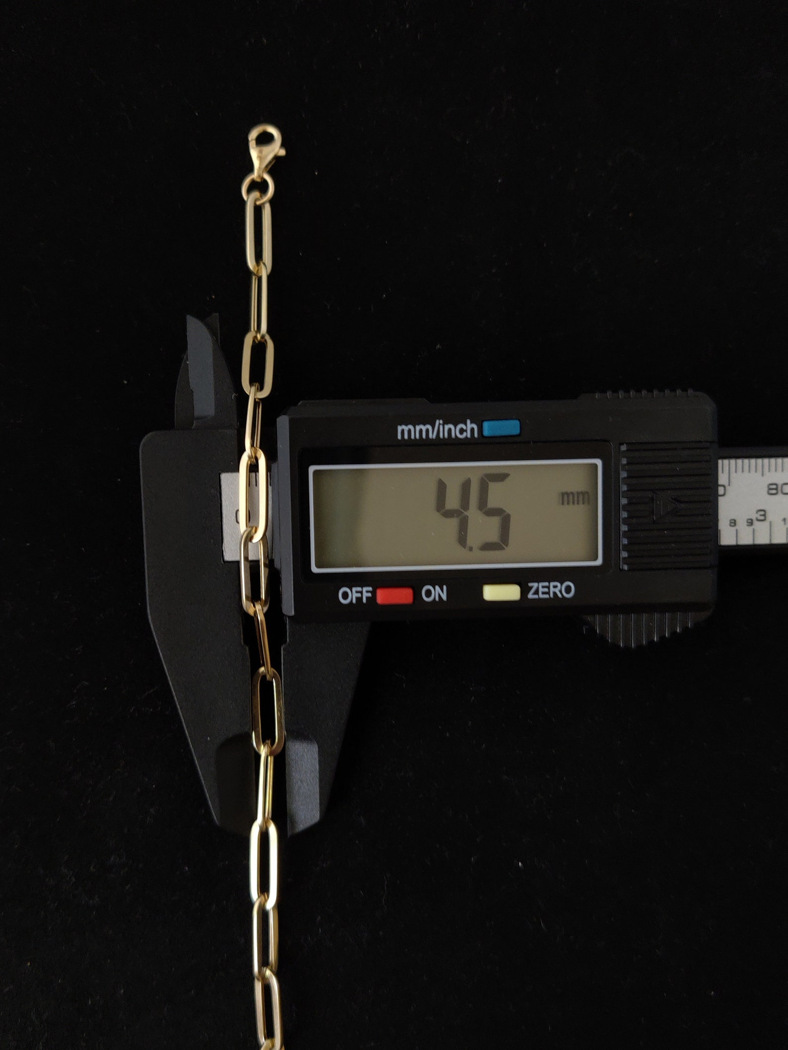 14k Yellow Gold Fancy Paperclip Chain Necklace Bracelet 3.5mm - Etsy