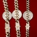 14k Real Gold Miami Cuban Link Chain With Zirconia Box Lock Necklace ...