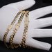 14k Real Gold Miami Cuban Link Chain With Zirconia Box Lock Necklace ...