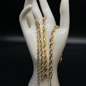 10K Real SOLID Gold Chain Bracelet, Gold Bracelet 1.6mm - 5mm,10k Gold ...