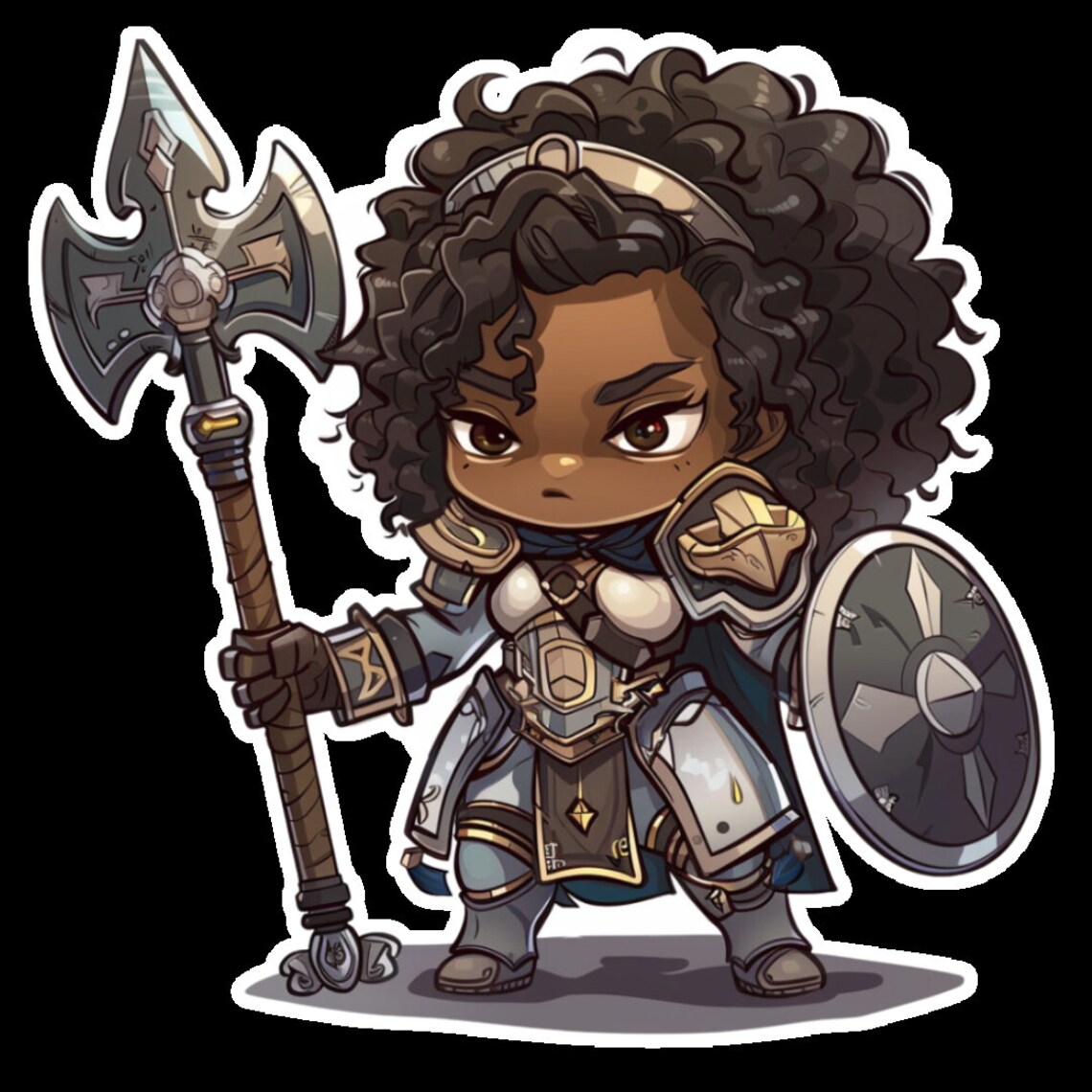 Cleric Stickers / Images, Chibi Style - Etsy
