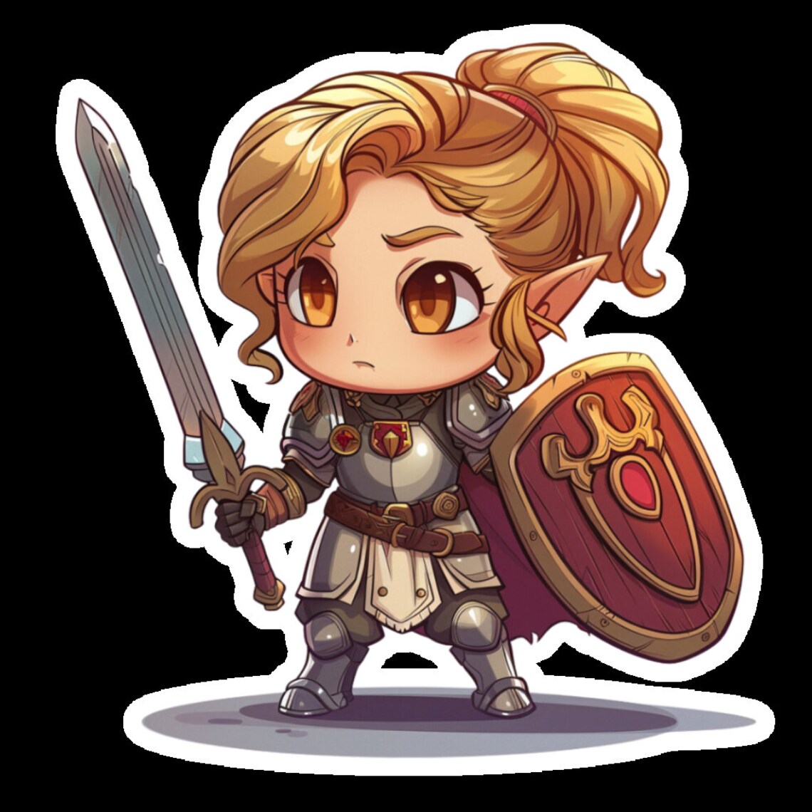 Cleric Stickers / Images, Chibi Style - Etsy