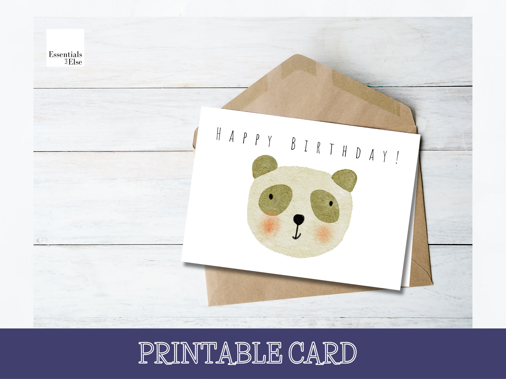Printable Kids Birthday Card Colorful Birthday Card Happy Birthday ...