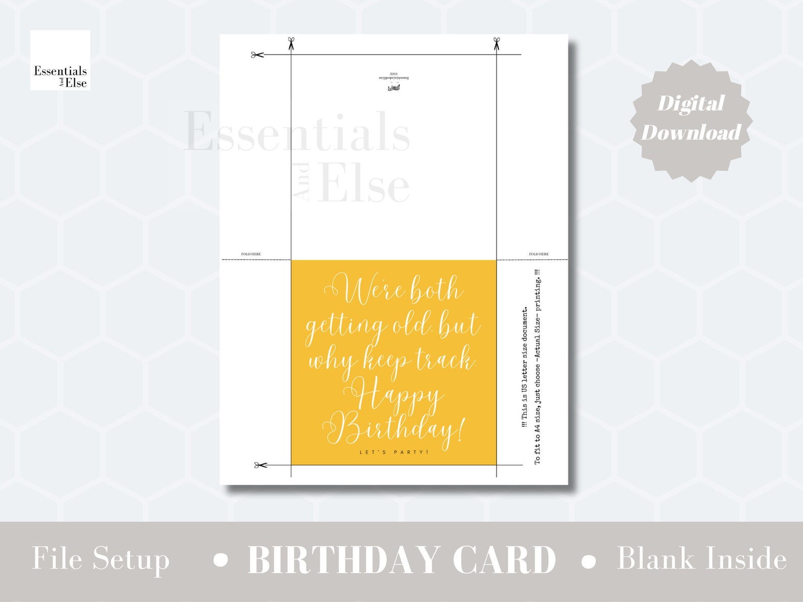 Printable Birthday Card Friend Birthday Quote Card Happy Birthday ...