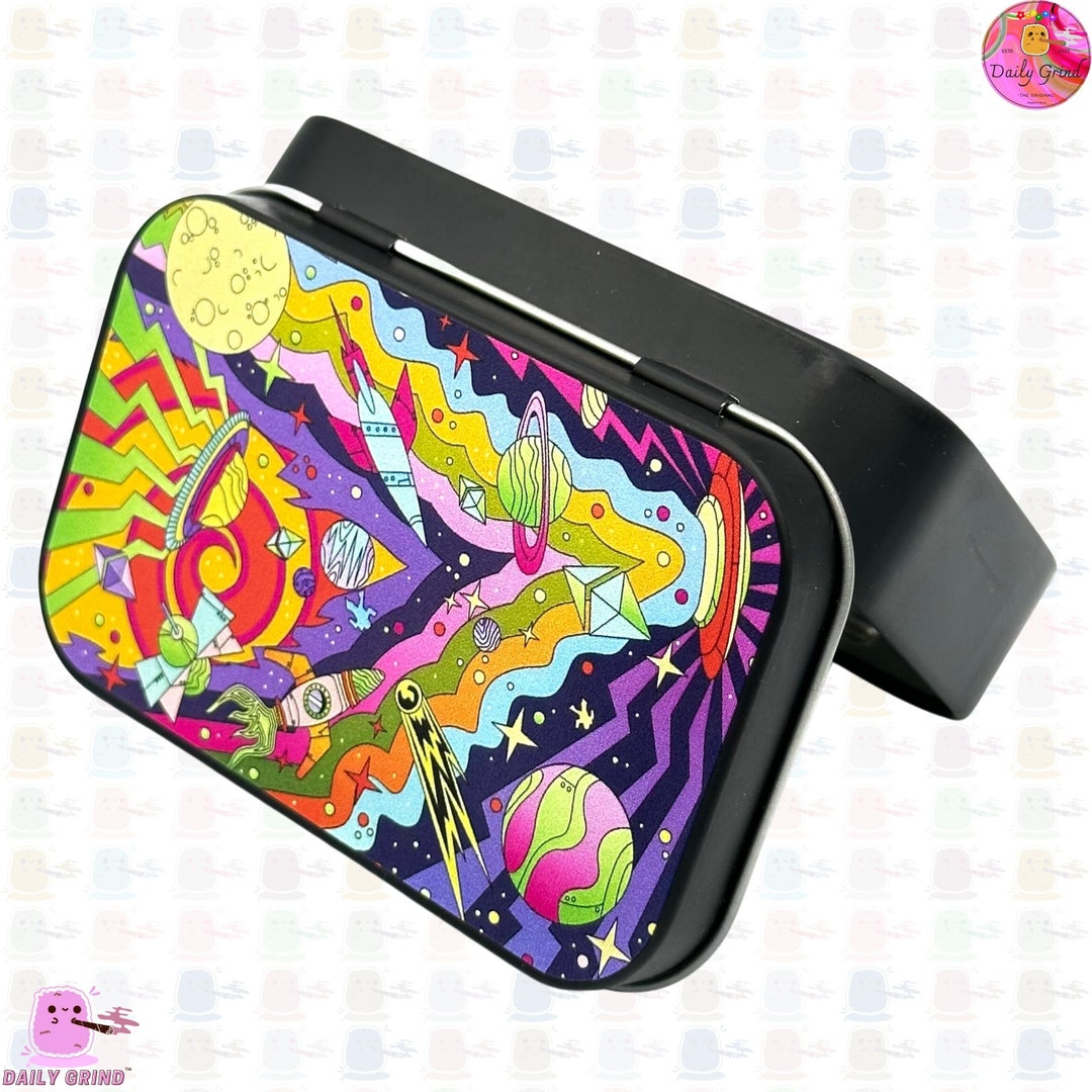 Crazy UFO Alien Abduction Colourful 1oz Black Crystal/jewellery/coins ...