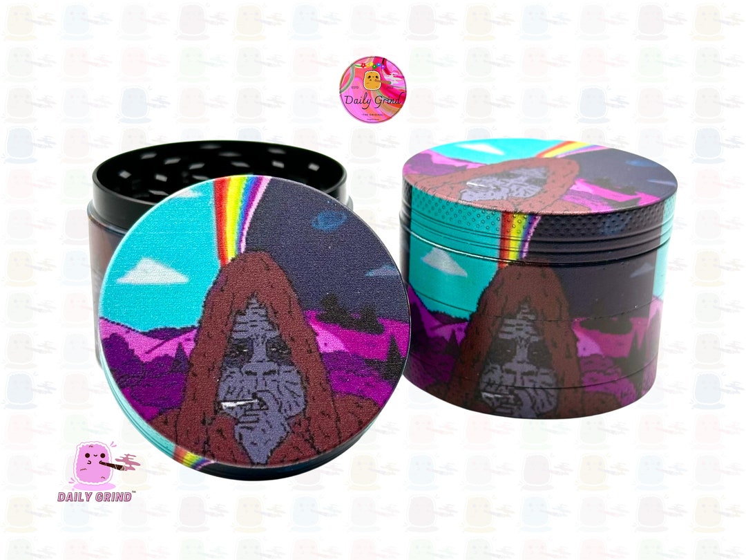 50mm Funny Sasquatch Sassy Cartoon Parody - Pink Premium Custom Metal ...