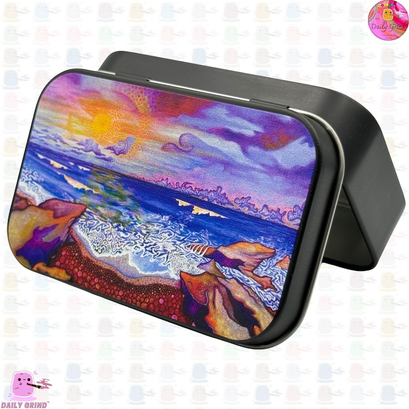 Tiny Hinged Metal Tins - Etsy