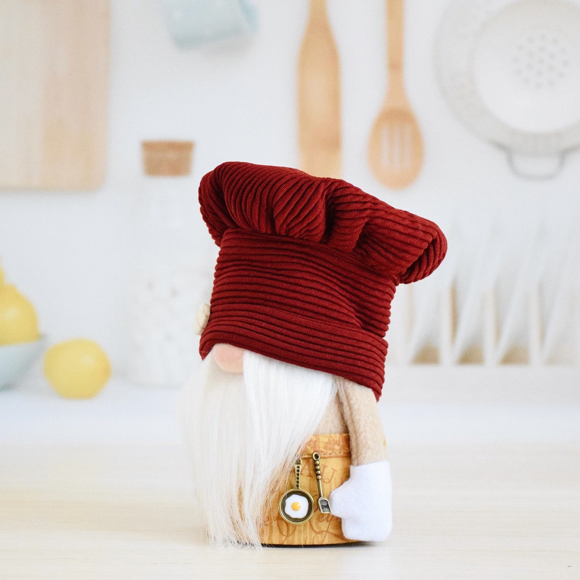 Kitchen Gnome Decorating Gnomes Chef Gnome Gift for Luck Gift for Mom ...