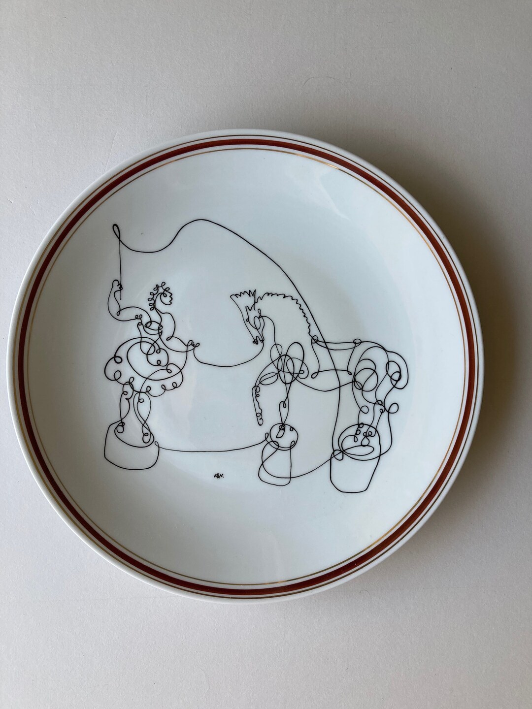 Inspired by Picasso Plate for Wall Decoration - Etsy