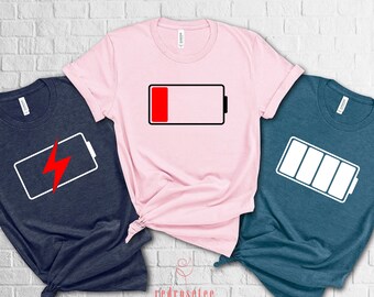 Charge Battery Shirt - Etsy