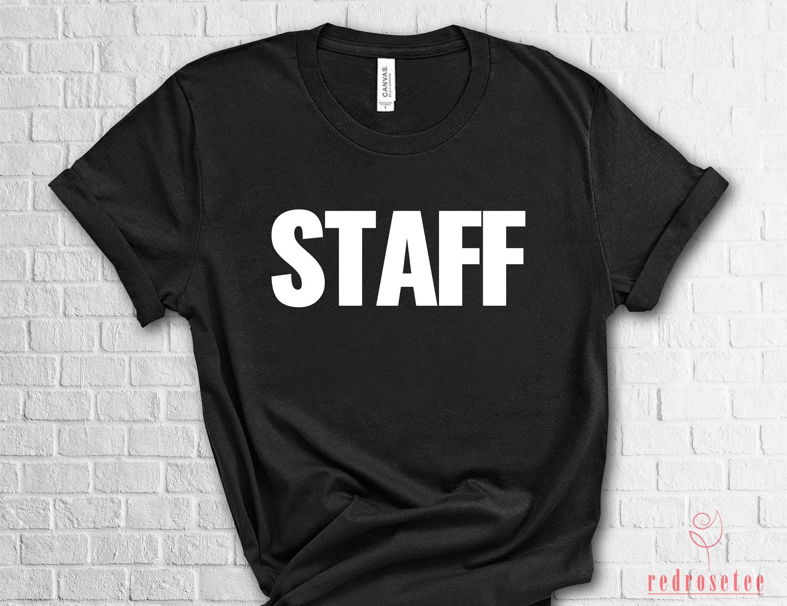 STAFF T-shirt Event Staff Shirt Staff Shirt Camp Staff T - Etsy