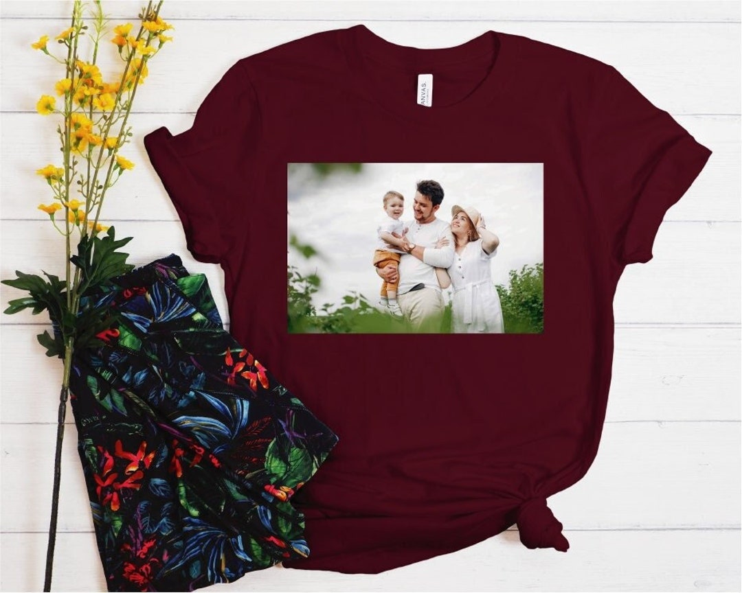 Custom Photo Shirt Custom Shirt Custom Picture Tshirt - Etsy