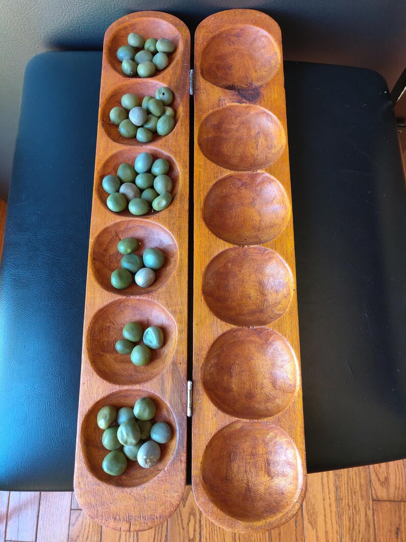 Ayo Game/ Awele/ Oware/ Mancala Board Game - Etsy