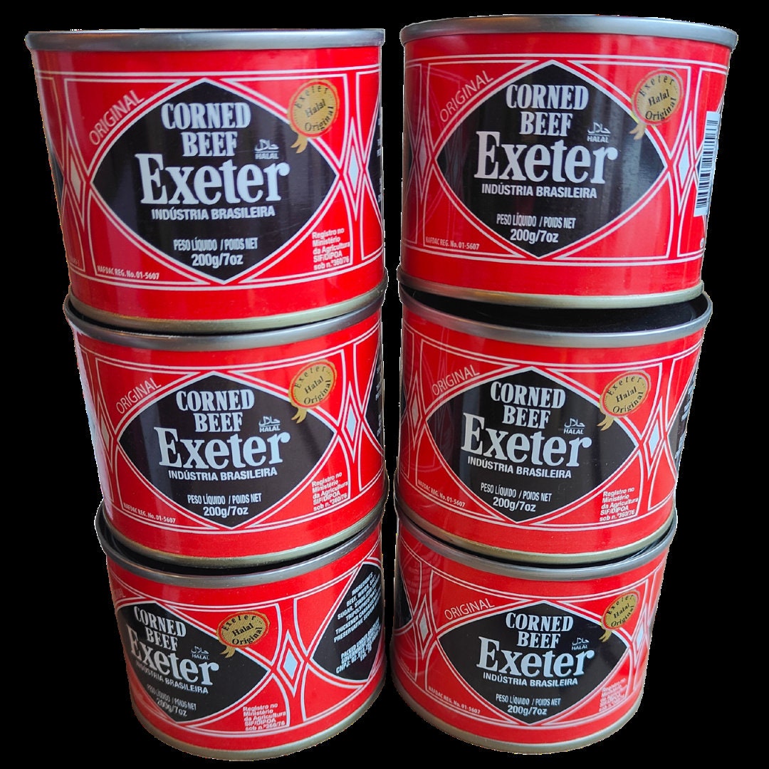 Exeter Corned Beef 200 G/ 7 Oz pack of 6 - Etsy