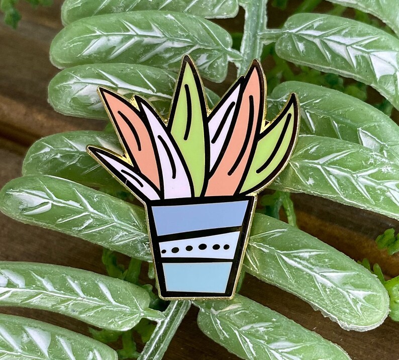 Pastel Plant Enamel Pin/lapel Pin - Etsy