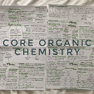 A level chemistry core organic chemistry revision module 4 | Etsy