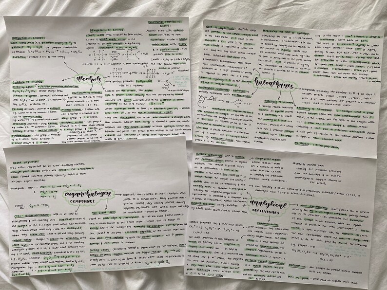 A Level Chemistry Core Organic Chemistry Revision (module 4, OCR A) - Etsy