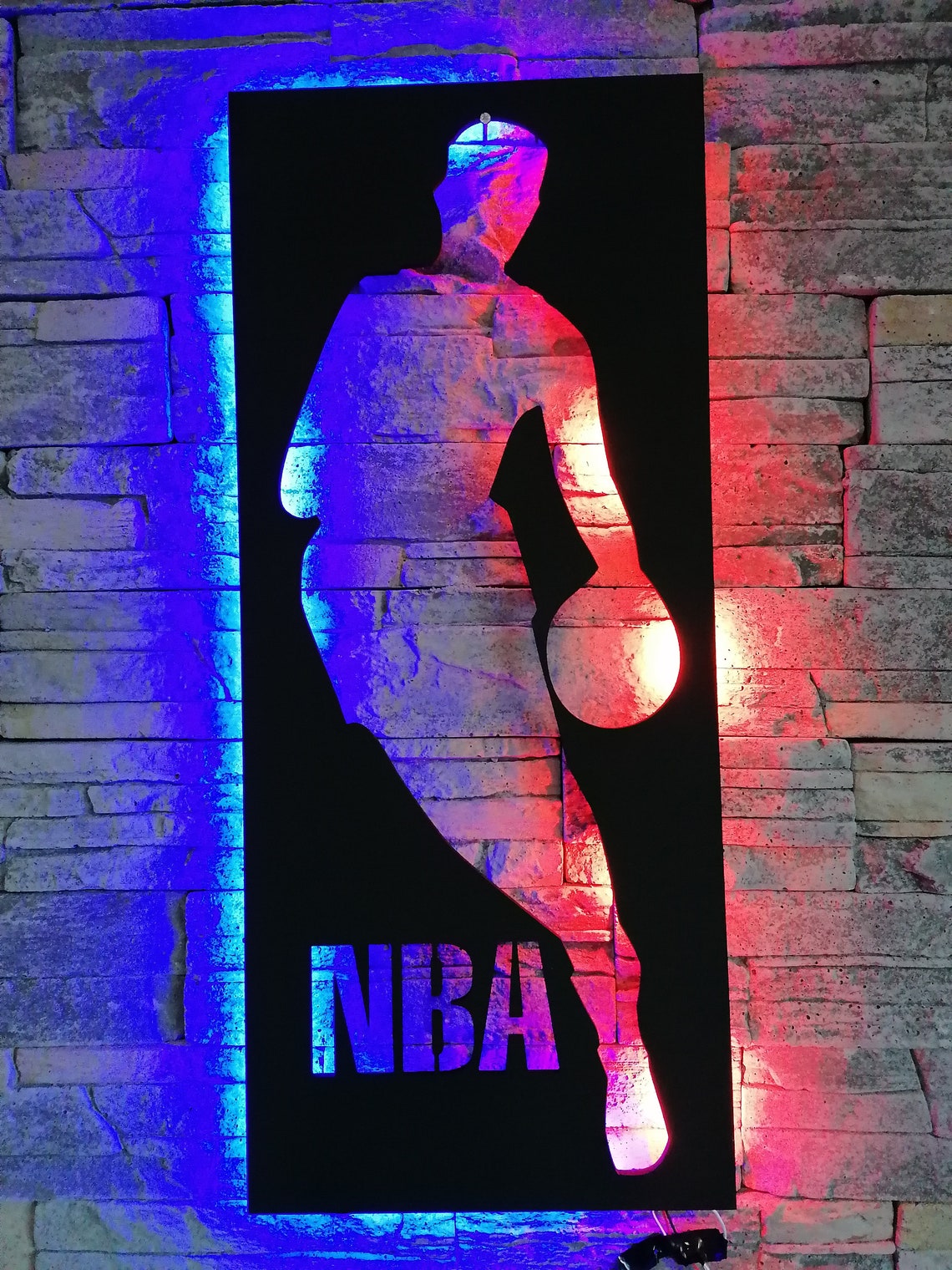 NBA Logo Neon Sign NBA Wall Hangins LED Sign Gift for | Etsy
