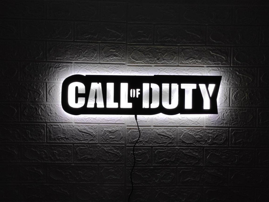 Call Of Duty Gamer Gamer Room Neon Sign Wall Hangins LED | Etsy