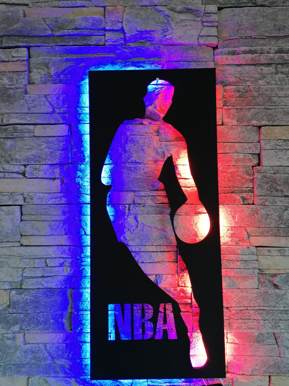 NBA Logo Neon Sign NBA Wall Hangins LED Sign Gift for | Etsy