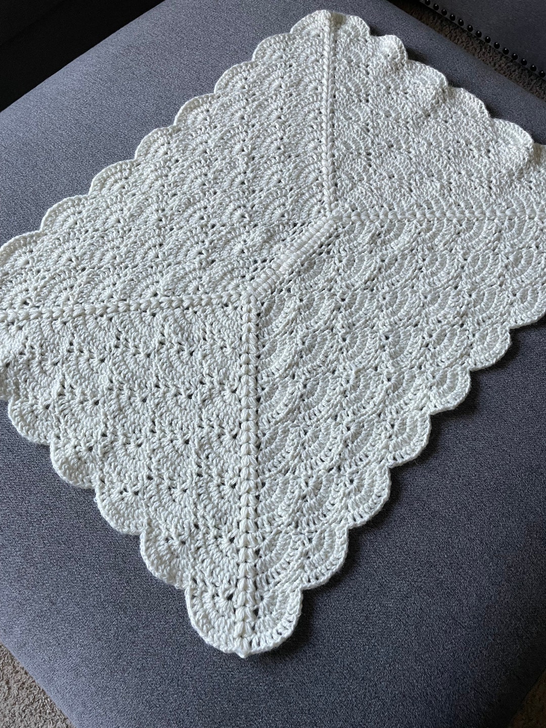 Crocheted Rectangular Doily - Etsy