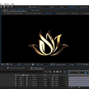 Logo Design With Animation in 24 Hours in Gold, Silver, Modern Logo ...
