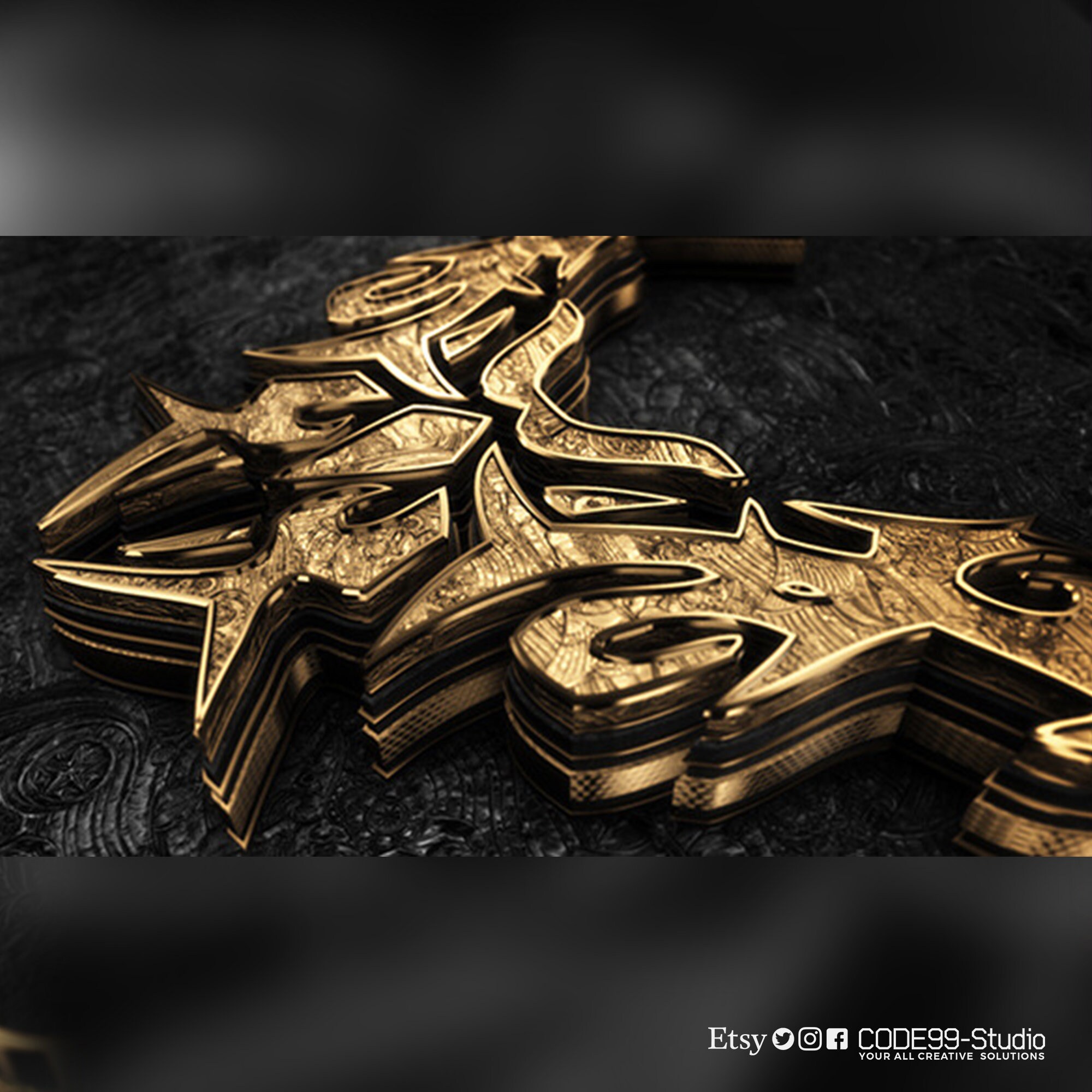 Custom Metallic 3d Logo Animation, Cinematic 3d Inscription, 3D Logo ...