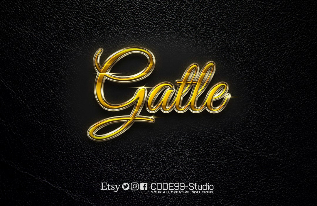I Will Design Your Name in Gold and in Silver With Animation - Custom ...