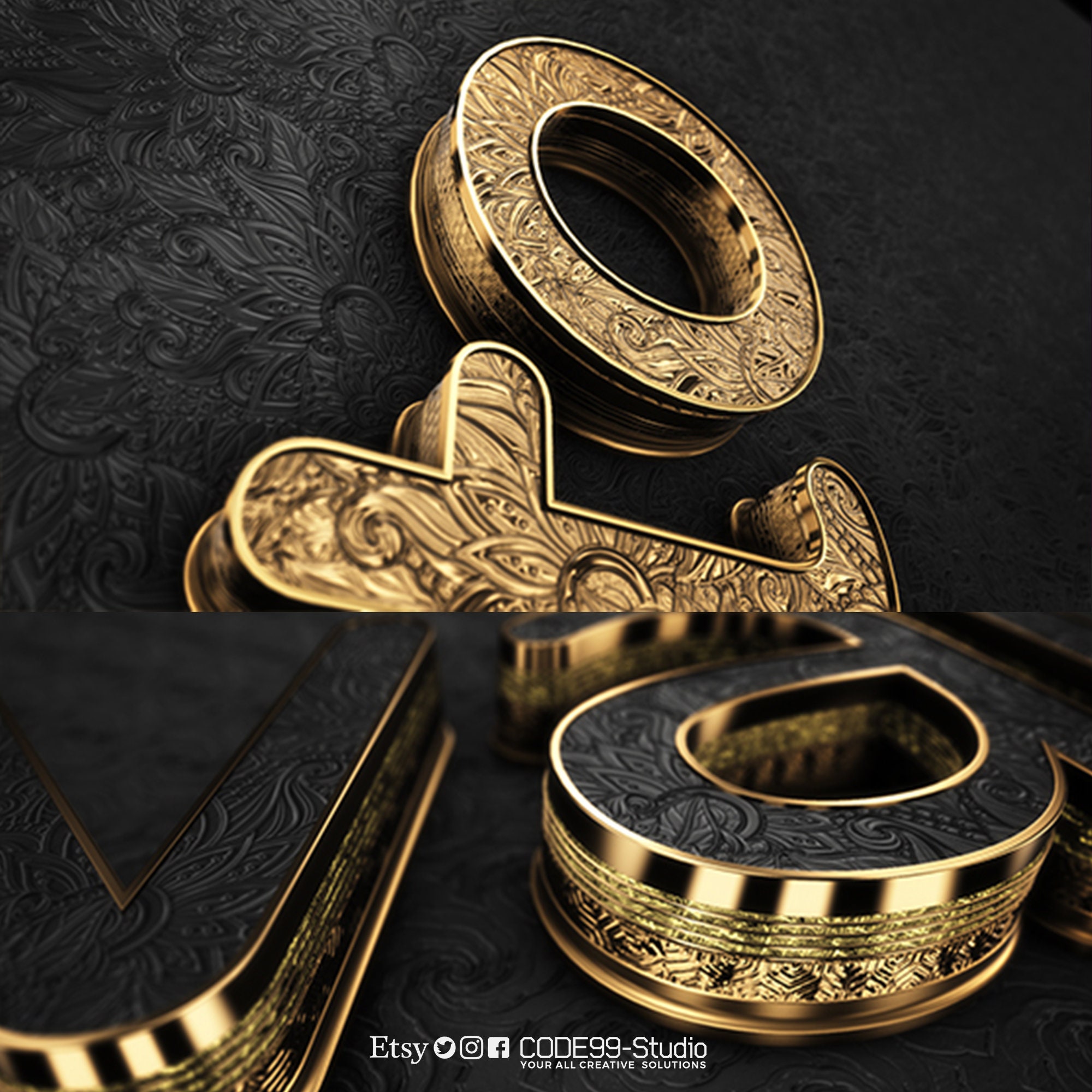 Custom Metallic 3d Logo Animation, Cinematic 3d Inscription, 3D Logo ...