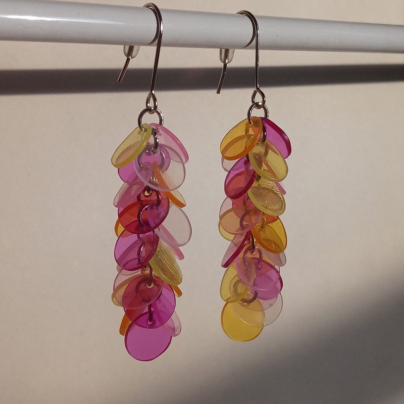 Plastic Earring - Etsy