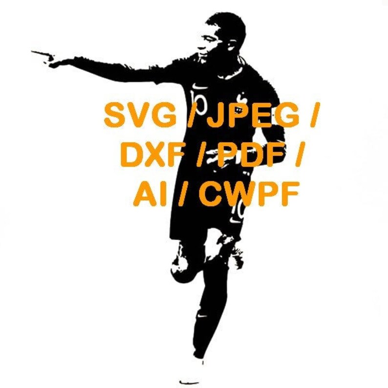 Killian Mbappe File for Cricut / Scan N Cut / Silhouette - Etsy