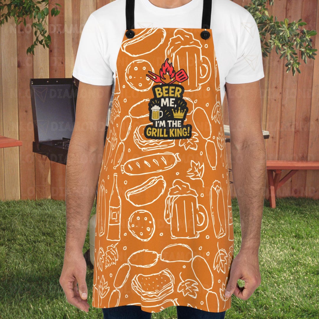 Personalized Apron for Men, Grill Daddy Apron, Father's Day Gift ...