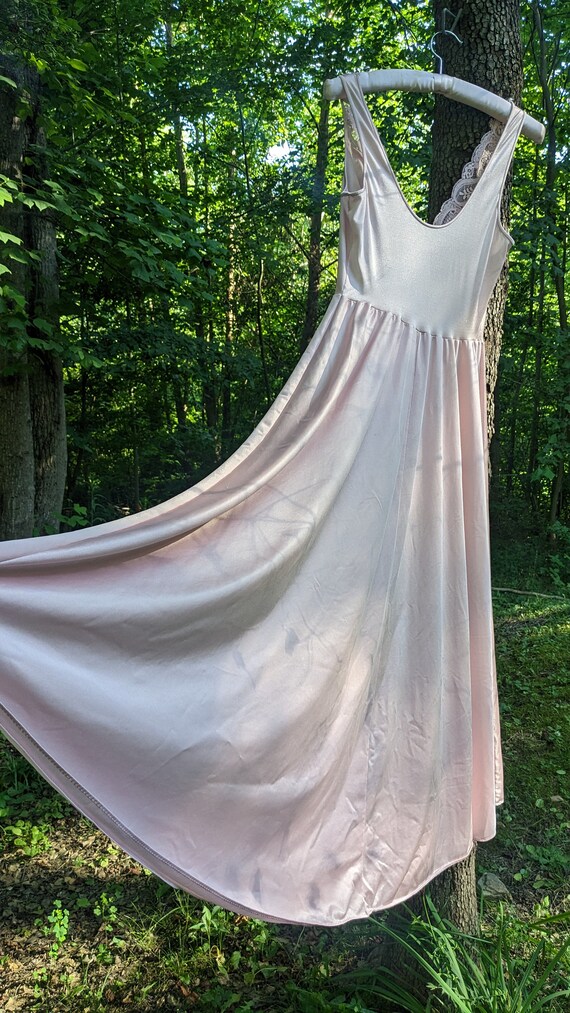 Light Pink Olga Bodysilk Nightgown XL - Gem