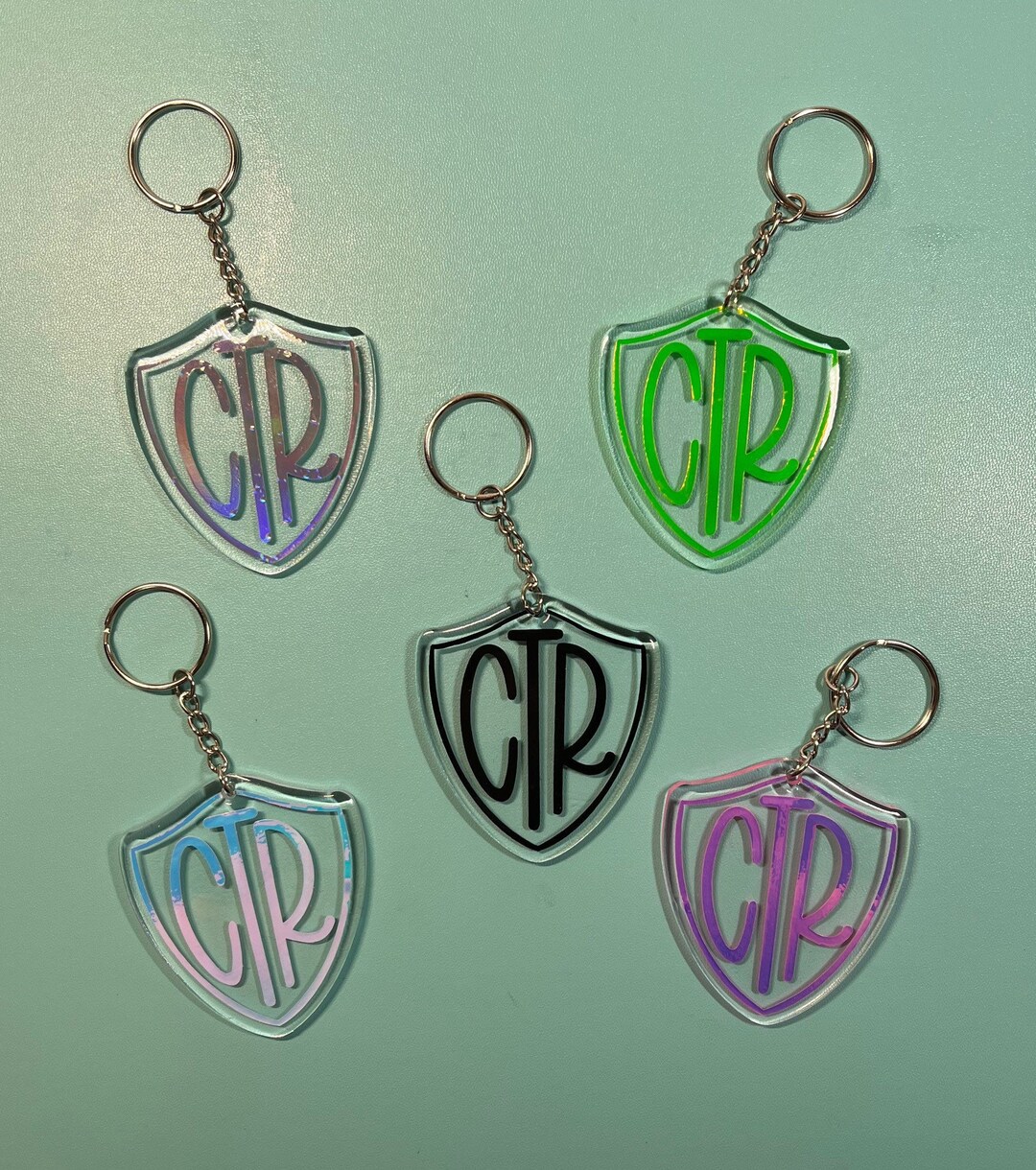 CTR Shield Acrylic Keychain | LDS Gift for Missionaries & Youth ...
