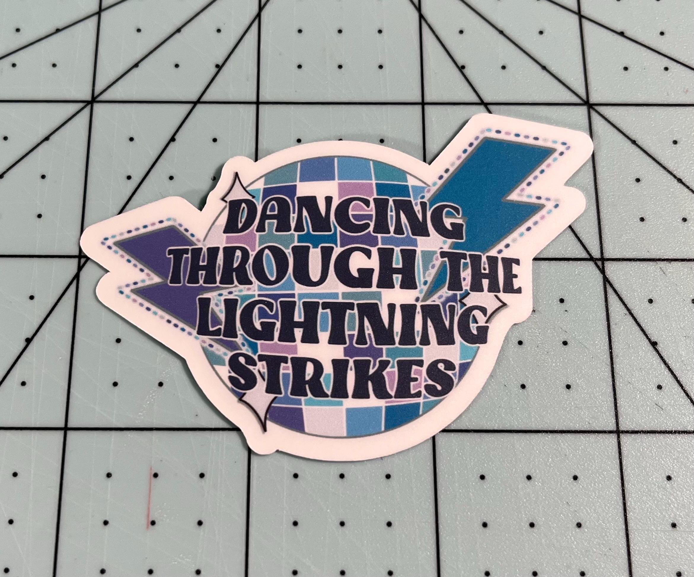 Opalite Dancing Through the Lightning Strikes Vinyl Sticker - Showgirl ...