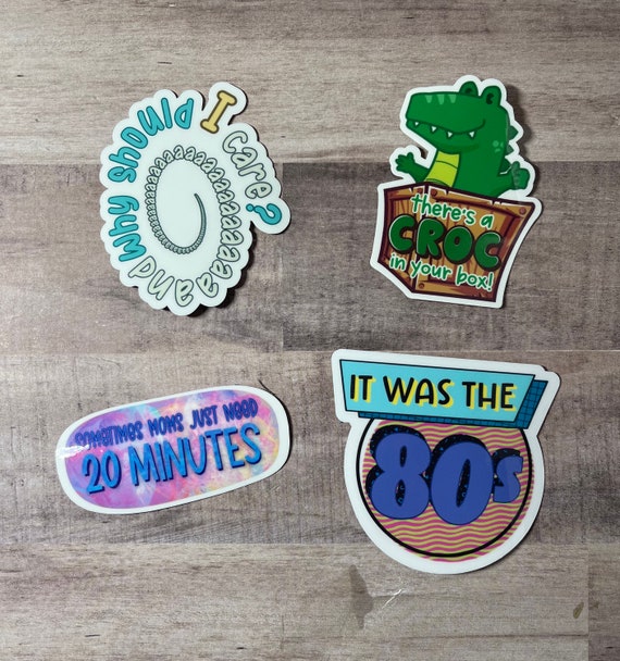 Bluey Inspired Funny Permanent Vinyl Sticker Pack 3 - Etsy