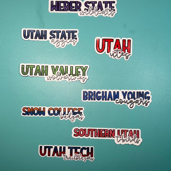 University Stickers - Etsy