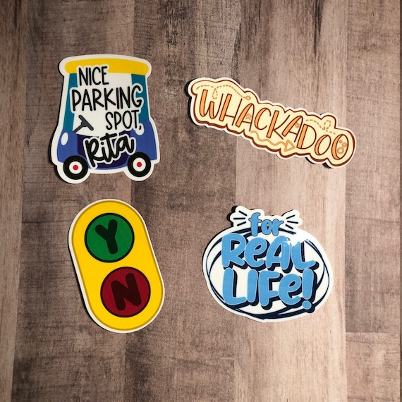 Bluey Inspired Funny Permanent Vinyl Sticker Pack | Etsy