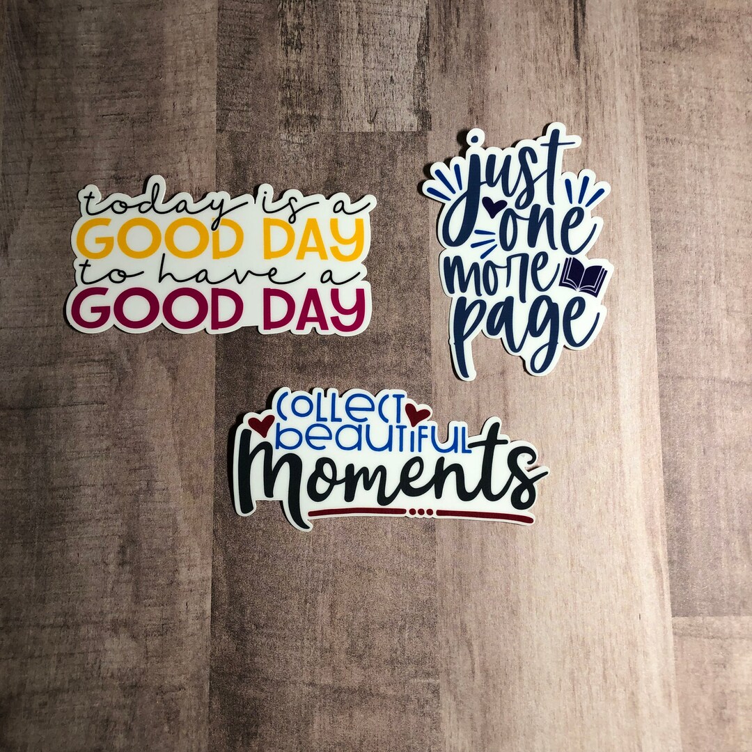Positive Inspiration Sticker Set - Decals for Daily Encouragement ...