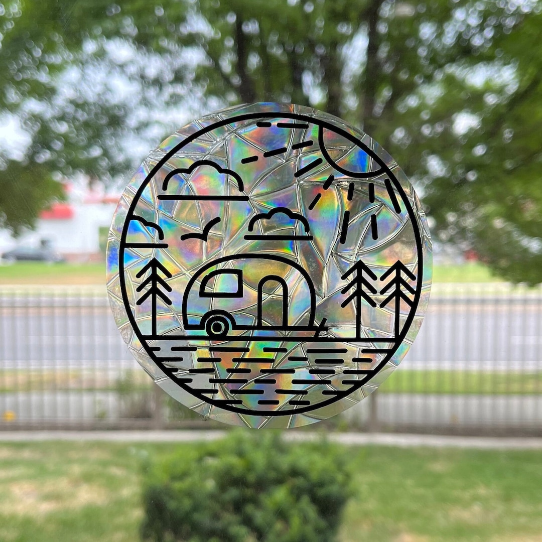 Adventure Suncatcher | Static Cling Window Decal | Prismatic Room ...