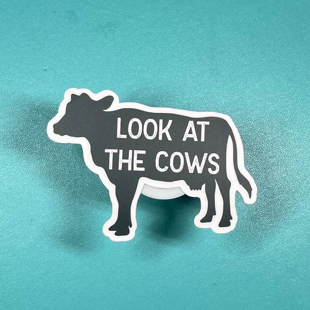 Look at the Cows Vinyl Sticker Gift for Paranormal Enthusiasts ...