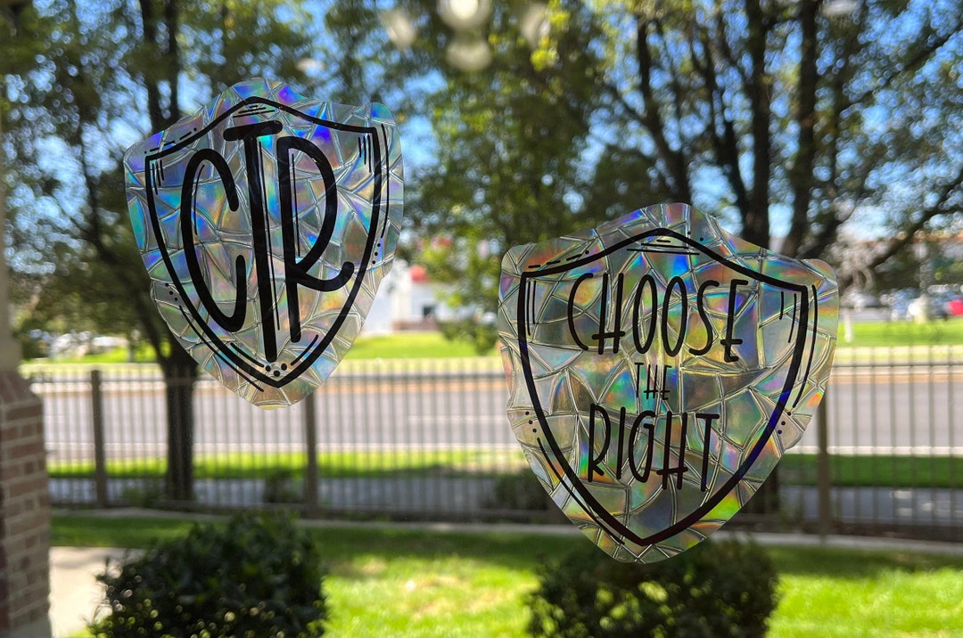CTR Shield Static Cling Suncatcher | Great to Be 8 | Unique LDS Primary ...