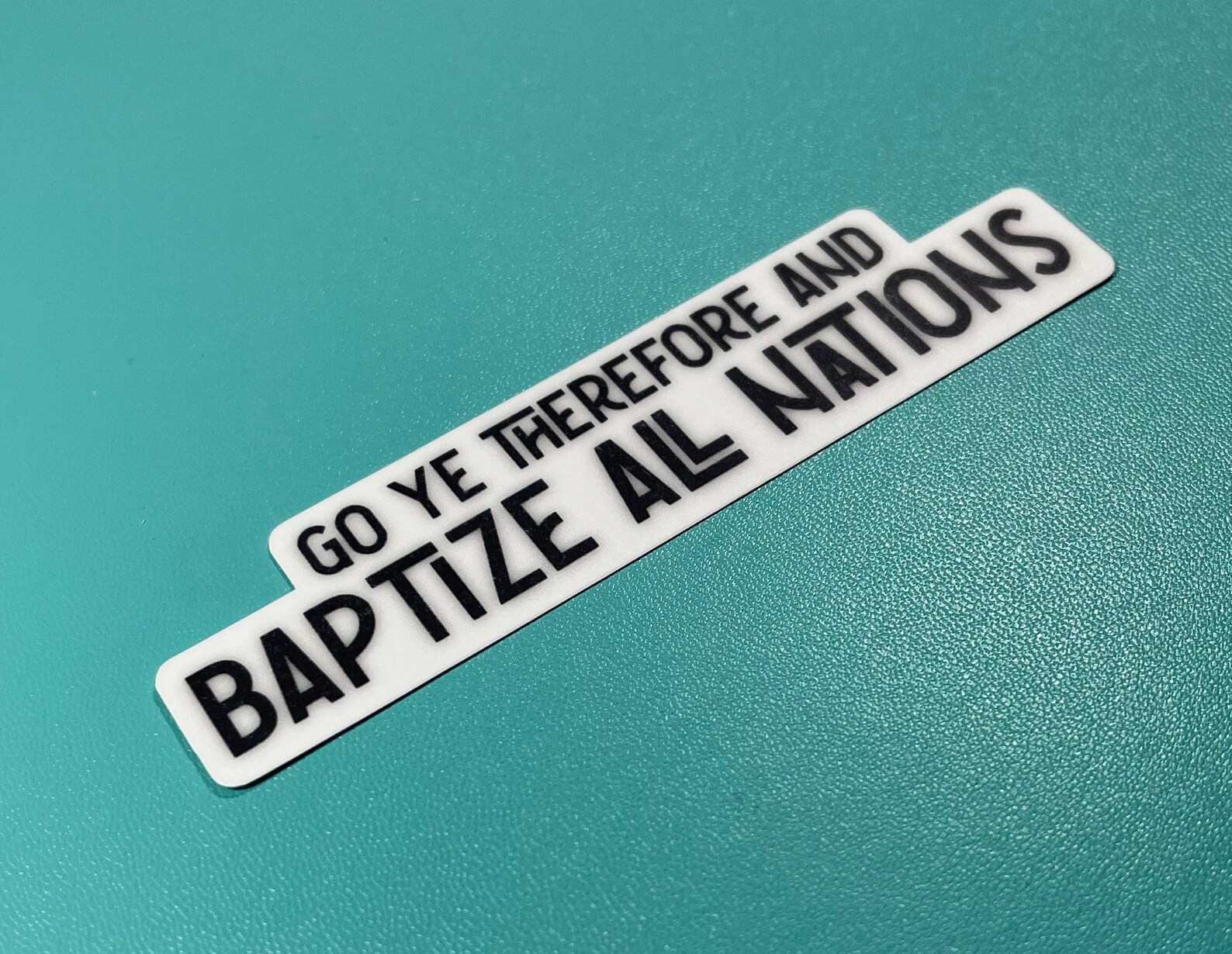 Go Ye Therefore and Baptize All Nations Vinyl Sticker - LDS Missionary ...