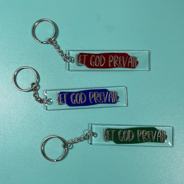 Let God Keychain - Etsy